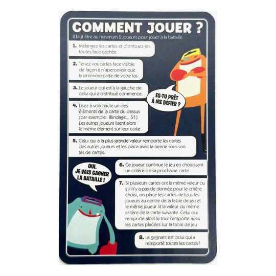 Top Trumps Battle Game Overlord Museum Omaha Beach - French version