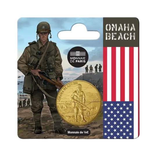 80th anniversary of D-DAY Coin - Omaha Beach - Edition 2024 - Monnaie ...