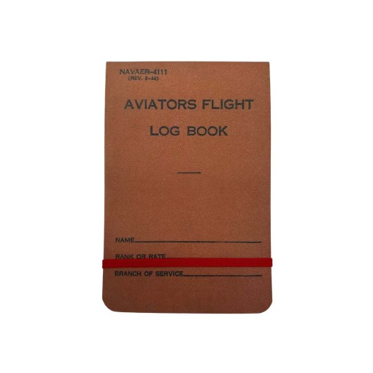 Notepad - AVIATORS FLIGHT LOG BOOK